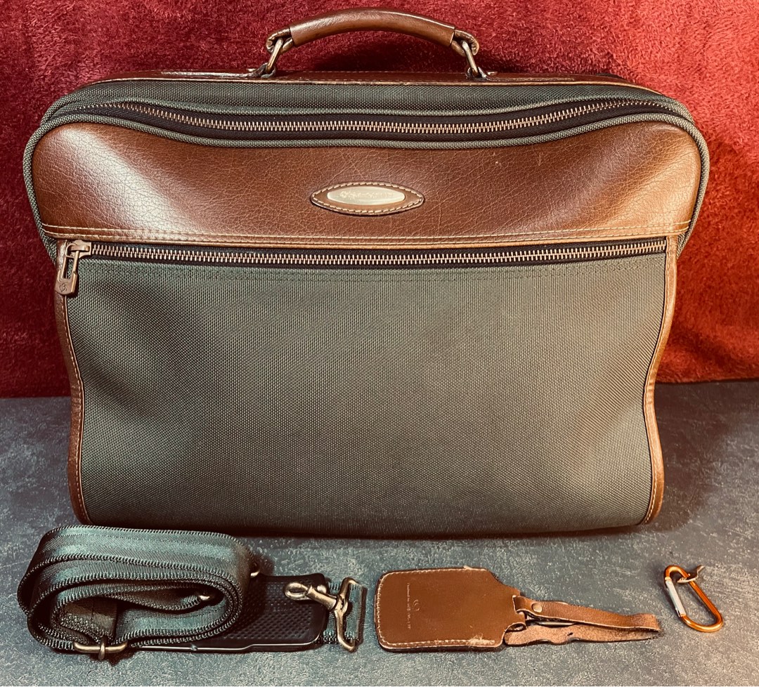 Vintage Samsonite USA Double Zipper Briefcase Made by Ace, Men's ...