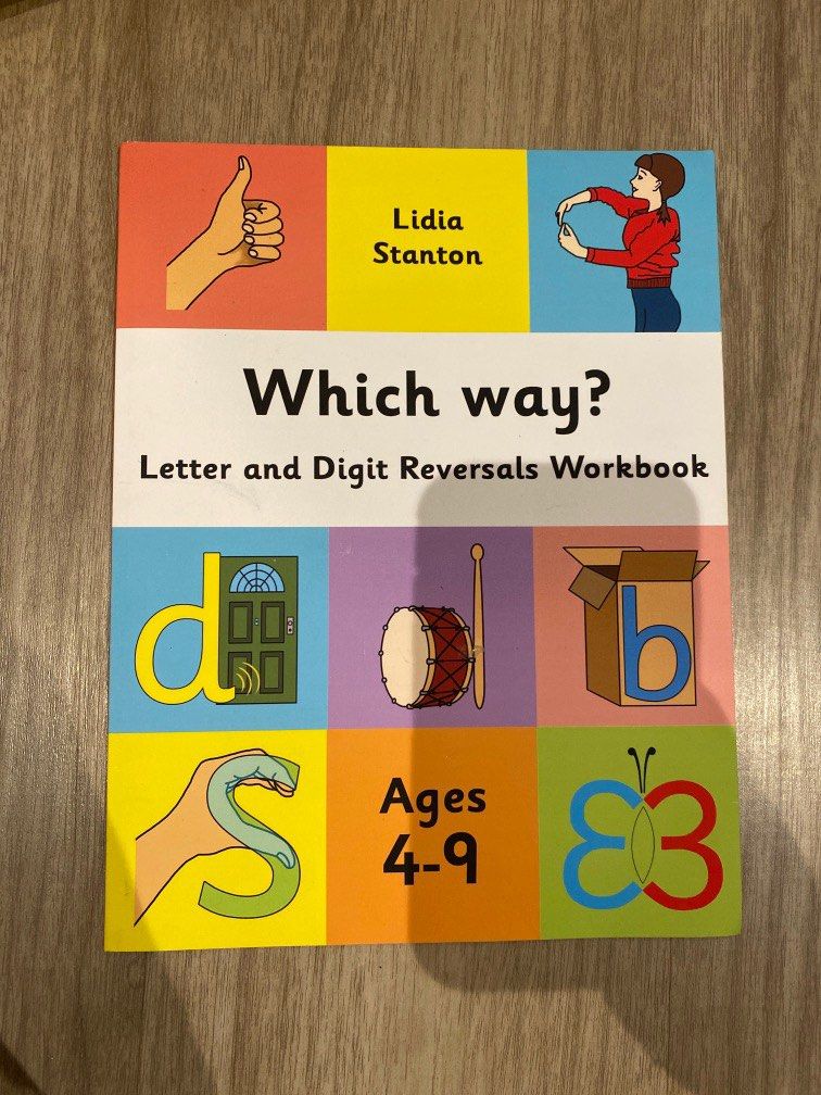 Which way letter and digit reversals workbook, Hobbies & Toys, Books ...