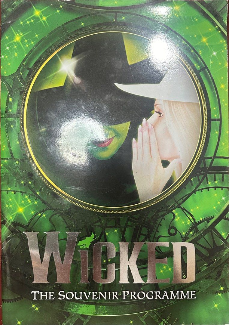 Wicked Musical Souvenir Programme (UK), Hobbies & Toys, Memorabilia ...