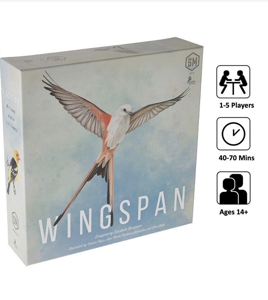 Wingspan Board Game - A Bird Collection Board Game Card Game Family ...