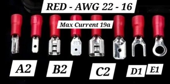 Wire Connector Male Female Insulated Terminals, Motorcycles, Motorcycle ...