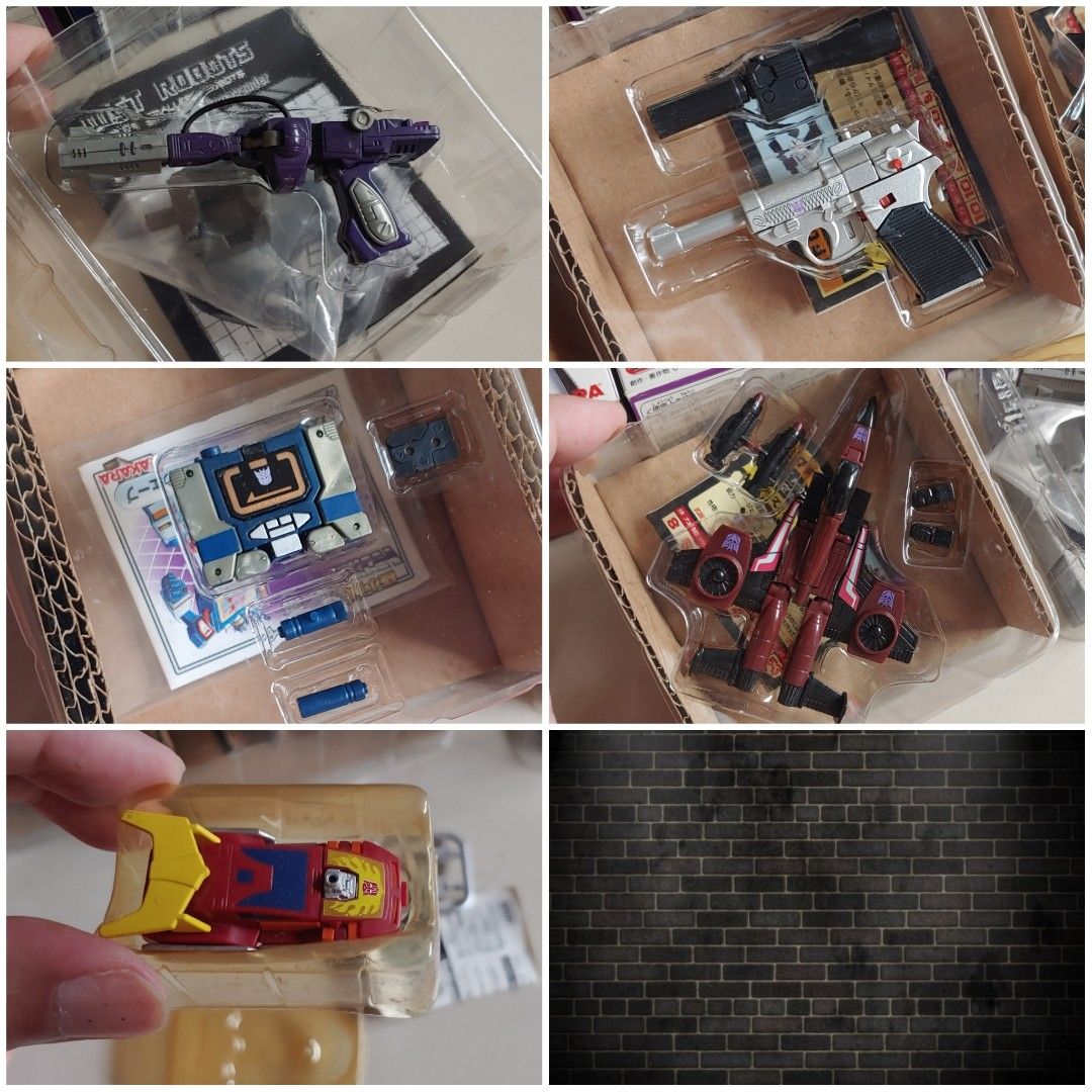 World Smallest Transformers (WST) Megatron Soundwave Shockwave Rodimus ...