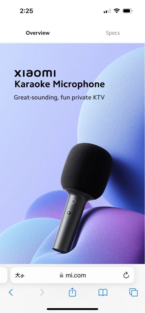 xiaomi Karaoke Microphone Mijia, Audio, Microphones on Carousell