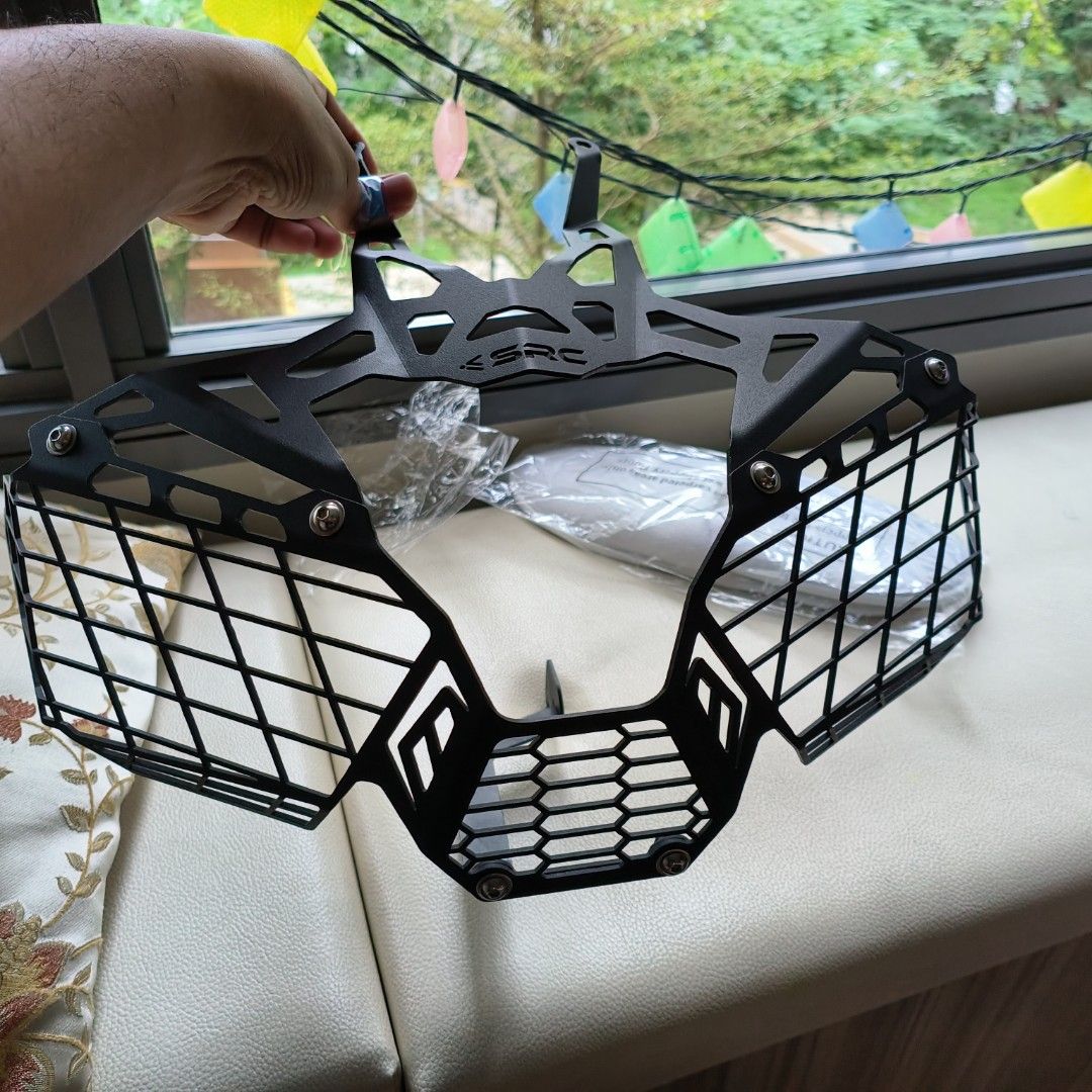 Xmax V1 headlight grill, Motorcycles, Motorcycle Accessories on Carousell