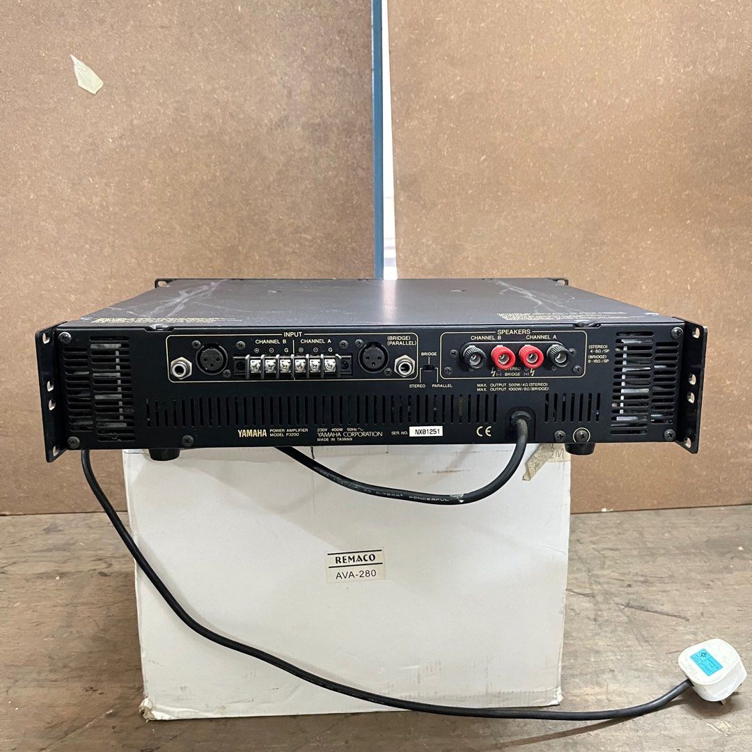 Yamaha Vintage Power Amplifier P3200, Audio, Soundbars, Speakers ...