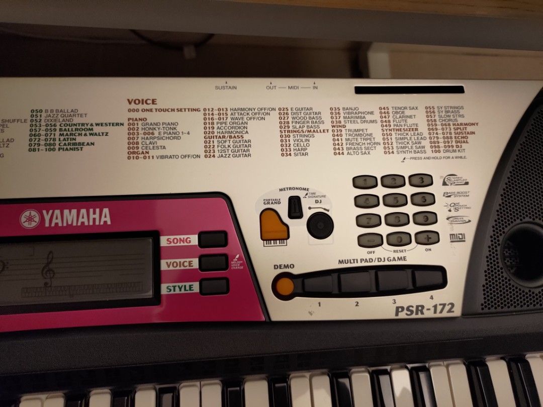 YAMAHA PSR 172 電子琴, 興趣及遊戲, 音樂、樂器 & 配件, 樂器 - Carousell