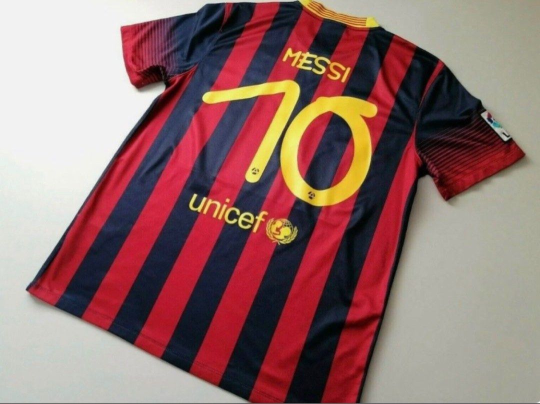 #10 Lionel Messi Barcelona 2013 Gamper Trophy vs Santos soccer/football ...