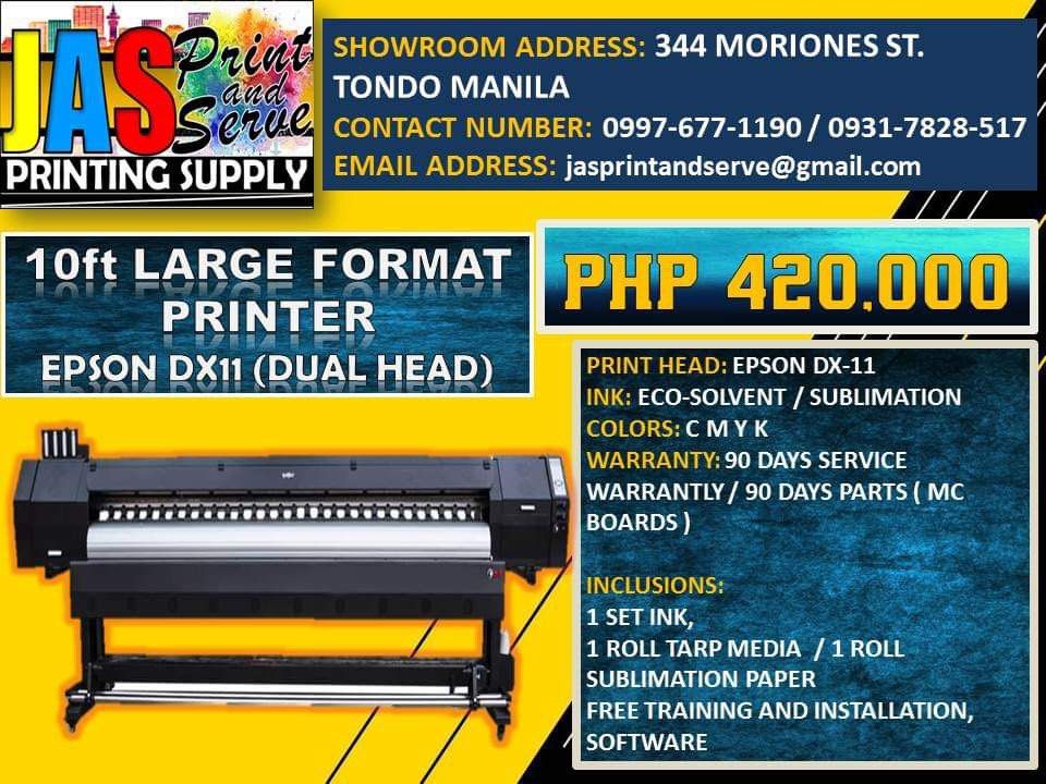 10ft Large format printer Machine, Computers & Tech, Printers, Scanners ...