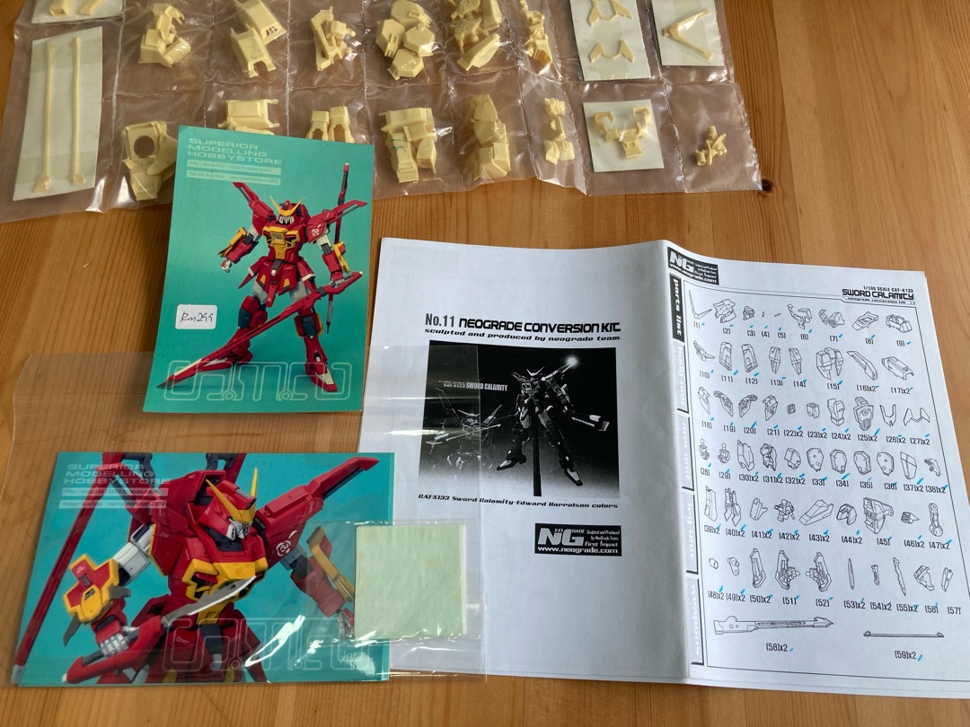 Resin Conversion Kit 1/100 Sword Calamity, Hobbies & Toys, Collectibles ...