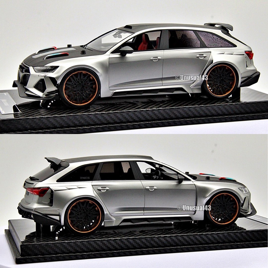 1/18 VIP Model Audi RS6 2NCS Silver Grey, Hobbies & Toys, Toys & Games ...