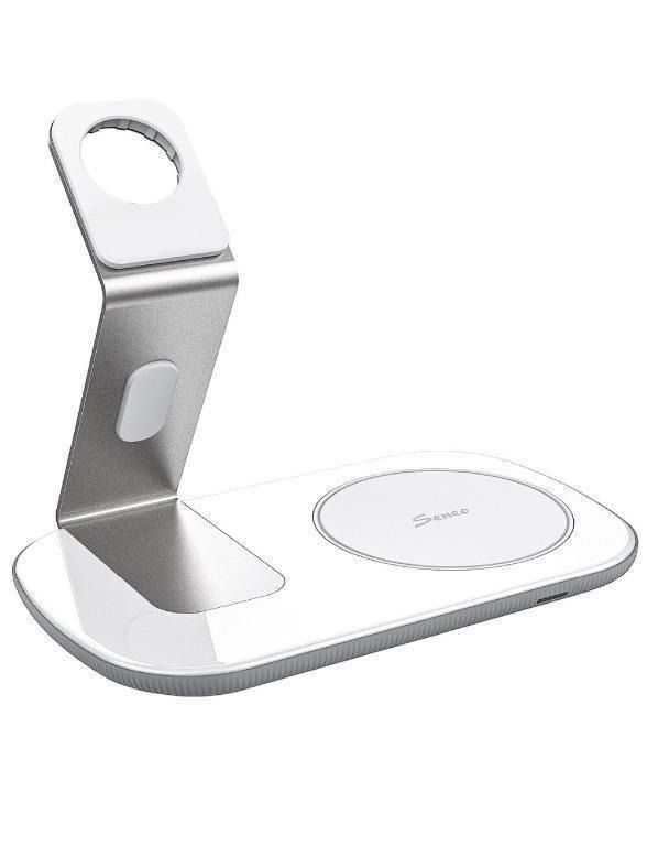 [1299] Seneo (DT-X1) 2-in-1 10W Qi Wireless Charger Dock Station For ...