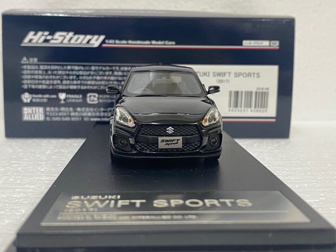 1:43 Suzuki Swift Sport 模型車 Hi Story, 興趣及遊戲, 玩具 & 遊戲類 - Carousell