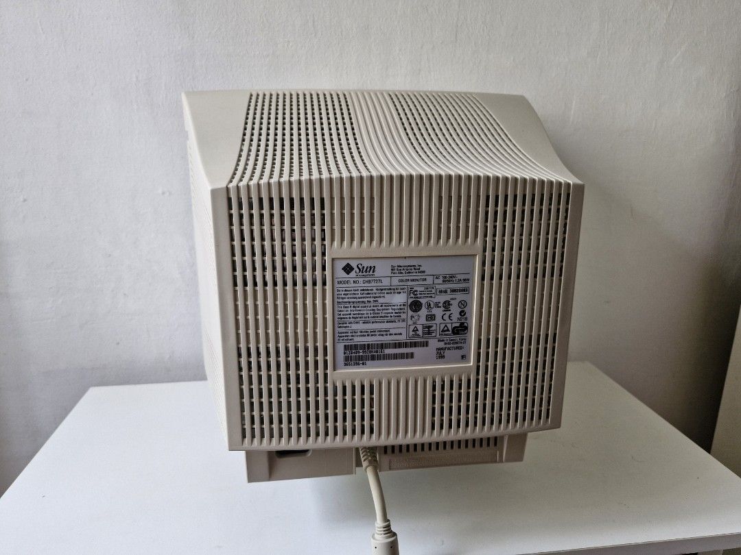17" Sun Microsystems CHB7727L CRT Monitor, Computers & Tech, Parts ...