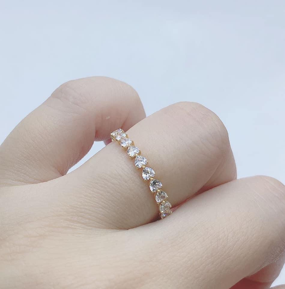 18k gold russian stone 5/6/7/8/9”, Women's Fashion, Jewelry ...