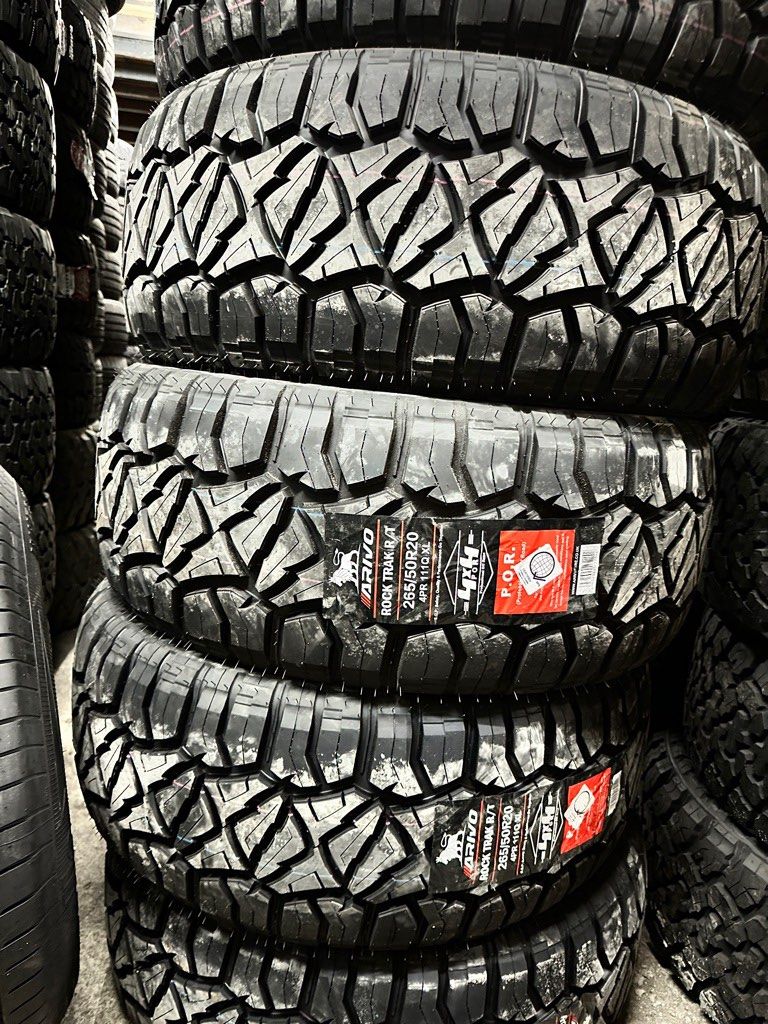 265-50-r20 Arivo RT Rock Trak Rugged terrain tire, Car Parts ...