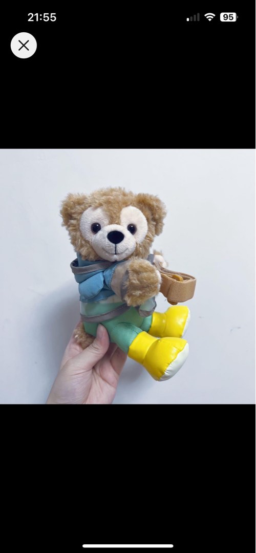 《現貨》日本 東京迪士尼 Duffy Beautiful Rainy Days - Duffy 雨衣窗簾扣, 興趣及遊戲, 玩具 & 遊戲類 ...