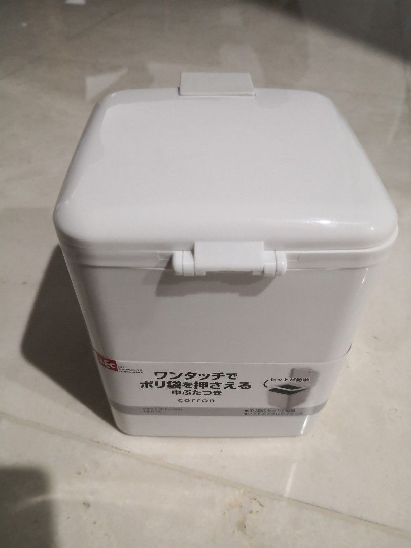 レック LEC plastic toilet bin (sanitary/toilet pot), Furniture & Home ...