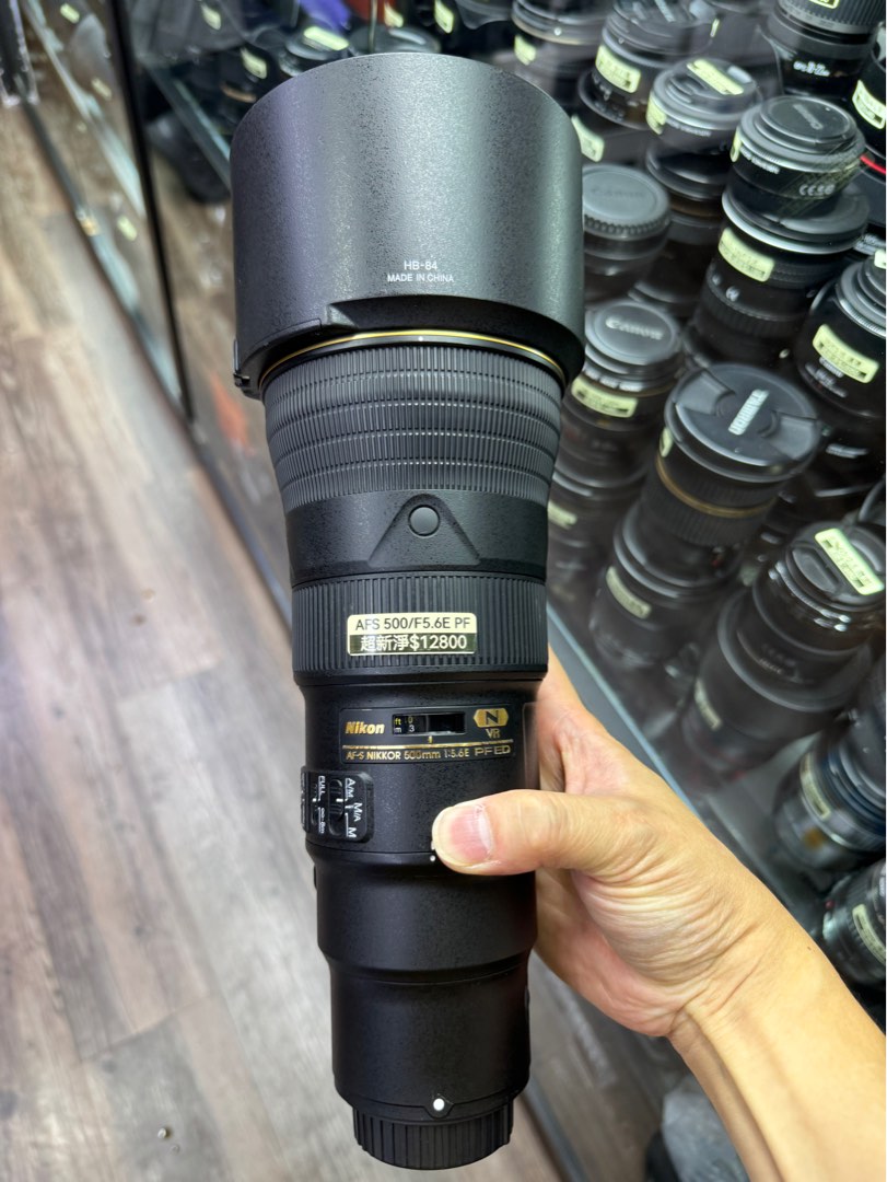 超新 NIKON AFS 500mm F5.6 E PF ED VR 超輕長焦 防震 , 攝影器材, 鏡頭及裝備 - Carousell