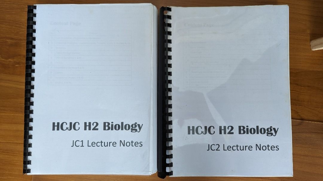 A Level H2 Biology Notes HCI / HCJC, Hobbies & Toys, Books & Magazines ...