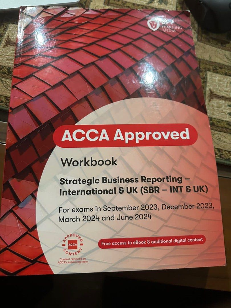ACCA BPP Strategic Business Reporting SBR, Hobbies & Toys, Books & Magazines, Textbooks on Carousell