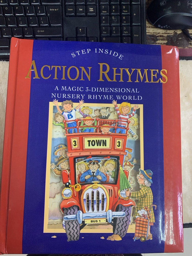 Action Rhymes A Magic 3 Dimensional Nursery Rhyme World, Hobbies & Toys ...
