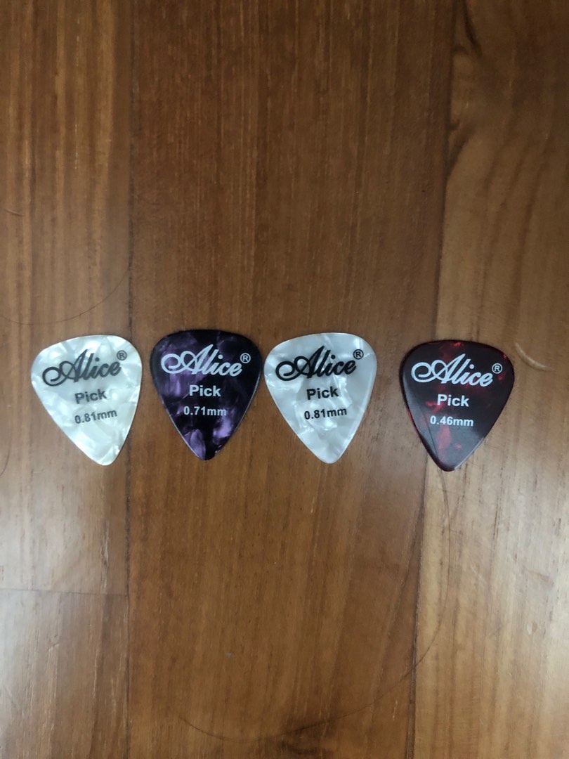 [buy 3 get 1 free] Alice guitar picks, Hobbies & Toys, Music & Media ...