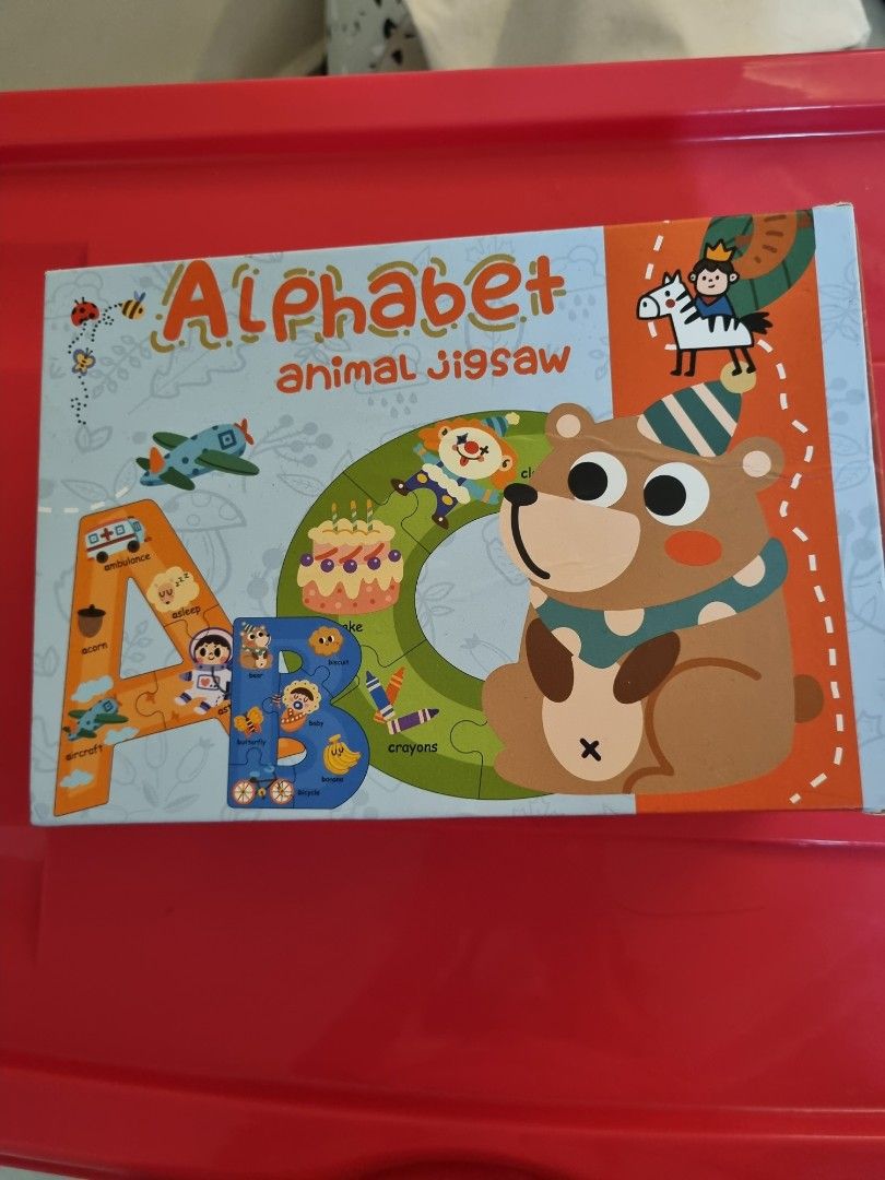 Alphabet Animal Jigsaw, Hobbies & Toys, Toys & Games on Carousell
