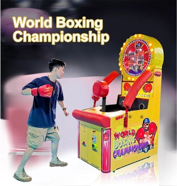 Amusement Arcade Machine World Boxing Championship Coin Operated Boxing ...