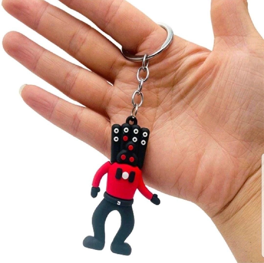 Anime Skibidi Toilet Keychain, PVC Skibidi Bop Bop Skibidi Dop Toy ...