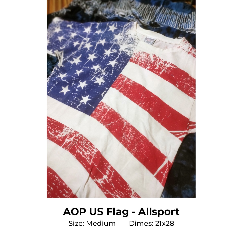 AOP USA Flag - Allsport, Men's Fashion, Tops & Sets, Tshirts & Polo ...