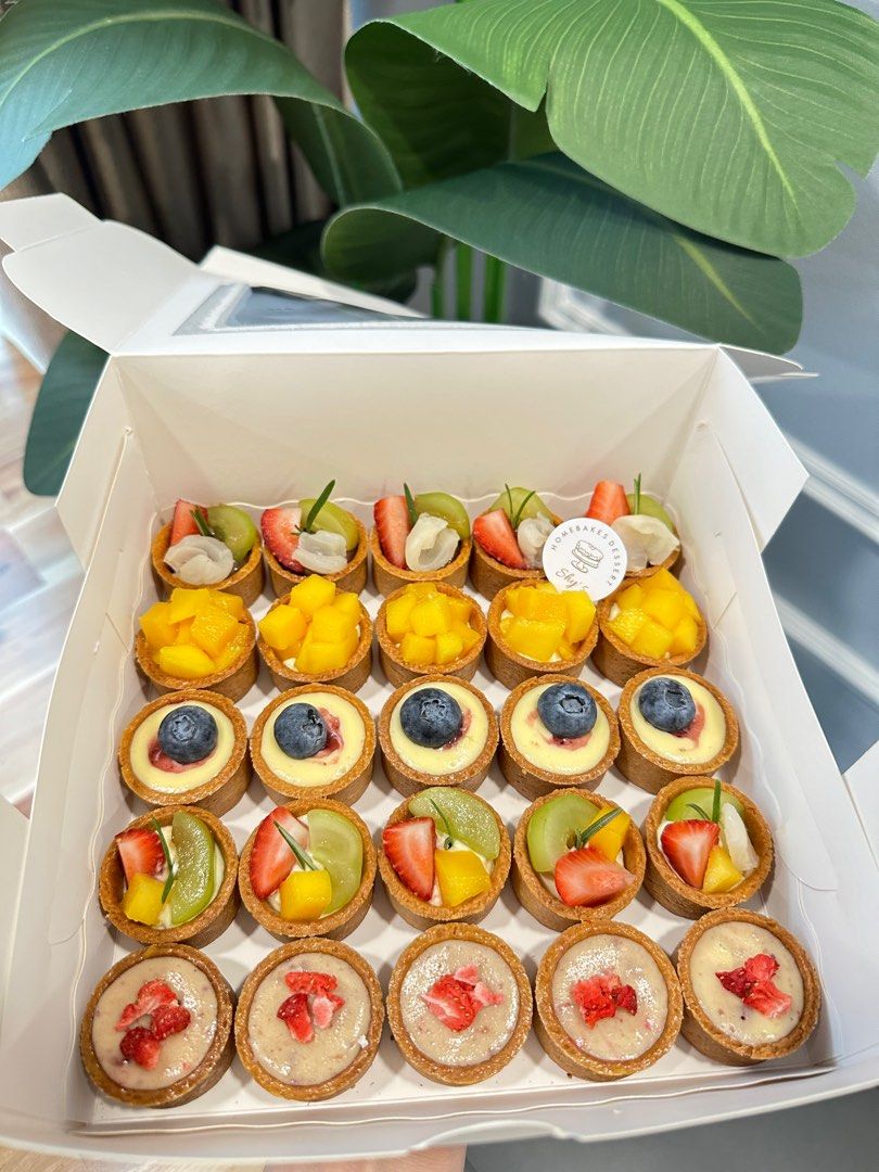 Assorted French tarts, Food & Drinks, Homemade Bakes on Carousell