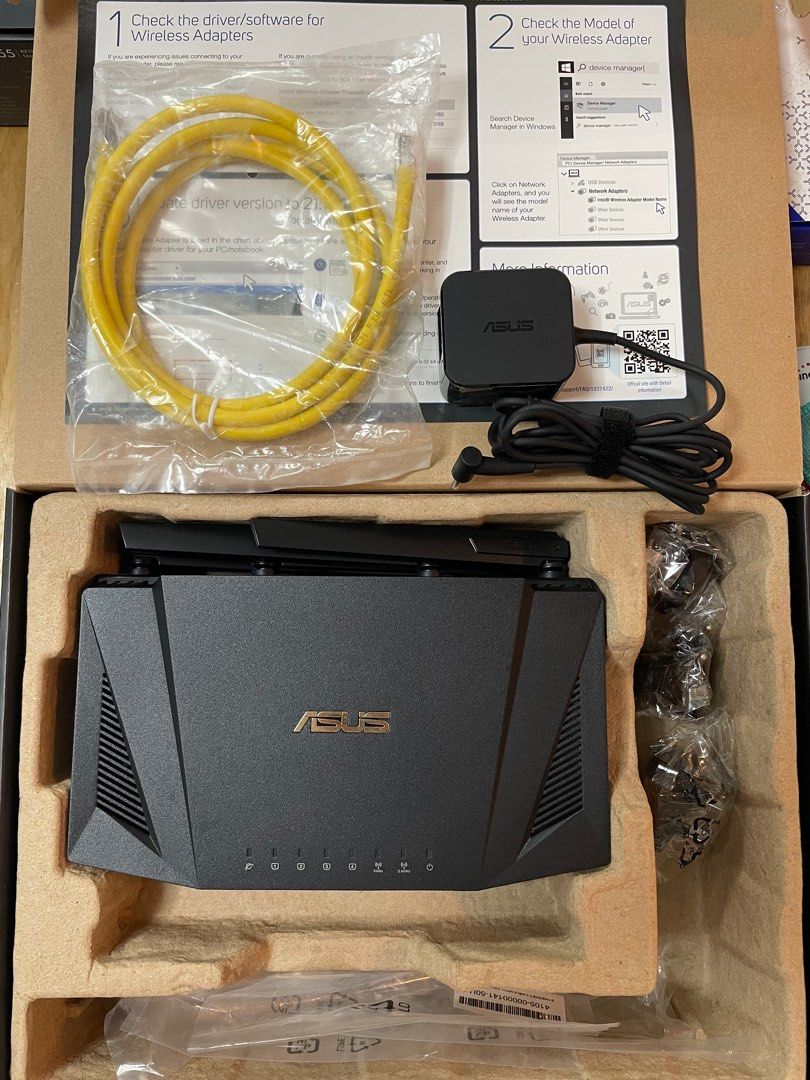 Asus RT-AX58U Router Wifi 6, Computers & Tech, Parts & Accessories ...