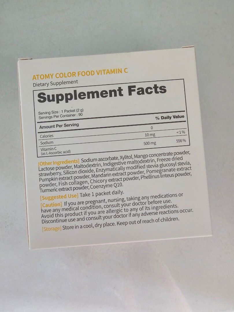 Atomy Color Food Vitamin C, Health & Nutrition, Health Supplements ...