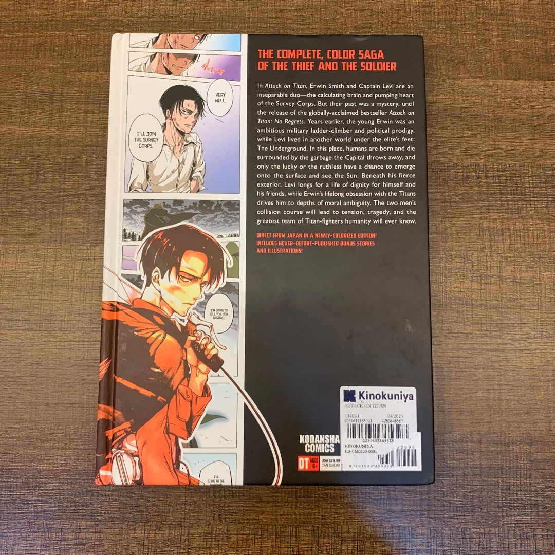 Attack on Titan - No Regrets - Complete Colour Edition - Deluxe ...