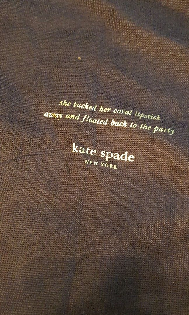 Authentic kate spade big dust bag, Luxury, Bags & Wallets on Carousell