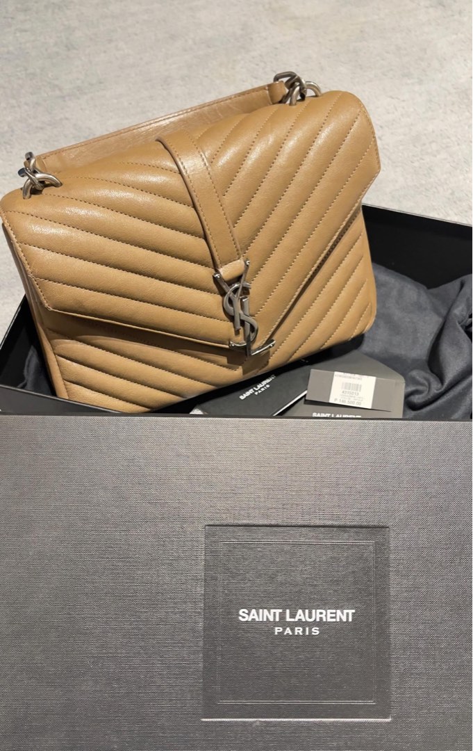 Authentic YSL college medium, Luxury, Bags & Wallets on Carousell