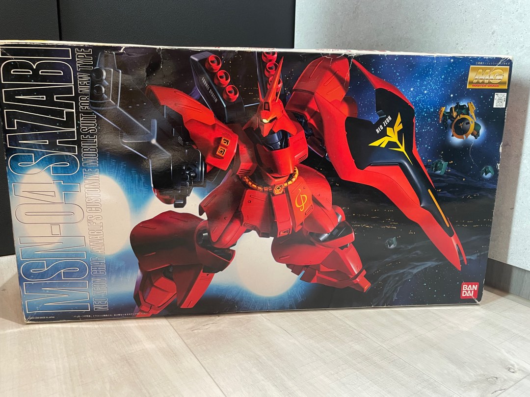 Bandai MSN-04 Sazabi MG, Hobbies & Toys, Stationery & Craft, Handmade ...