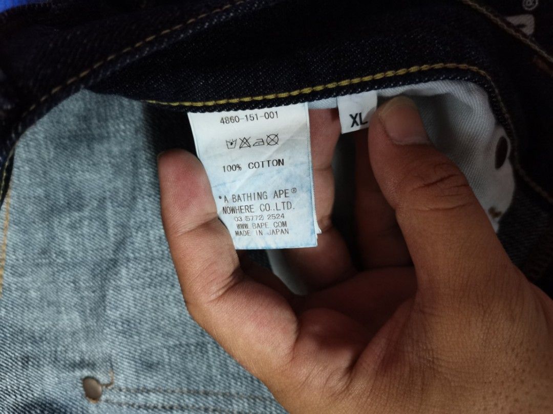 Bape baby milo jorts, Men's Fashion, Bottoms, Shorts on Carousell