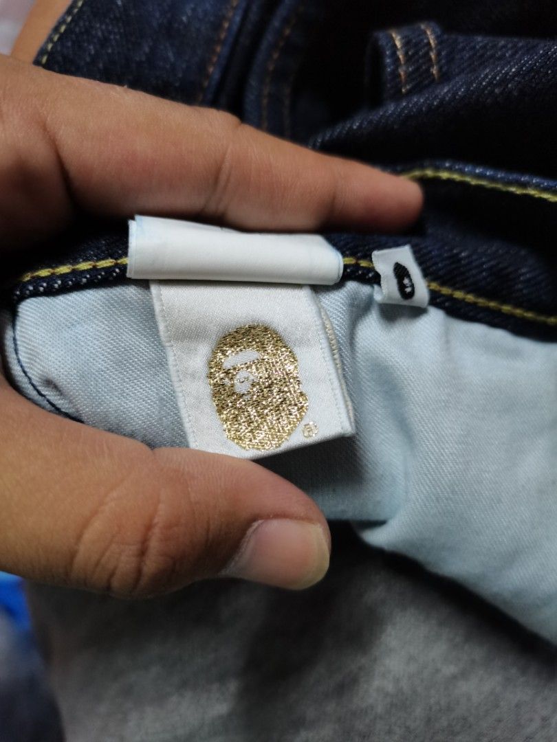 Bape baby milo jorts, Men's Fashion, Bottoms, Shorts on Carousell