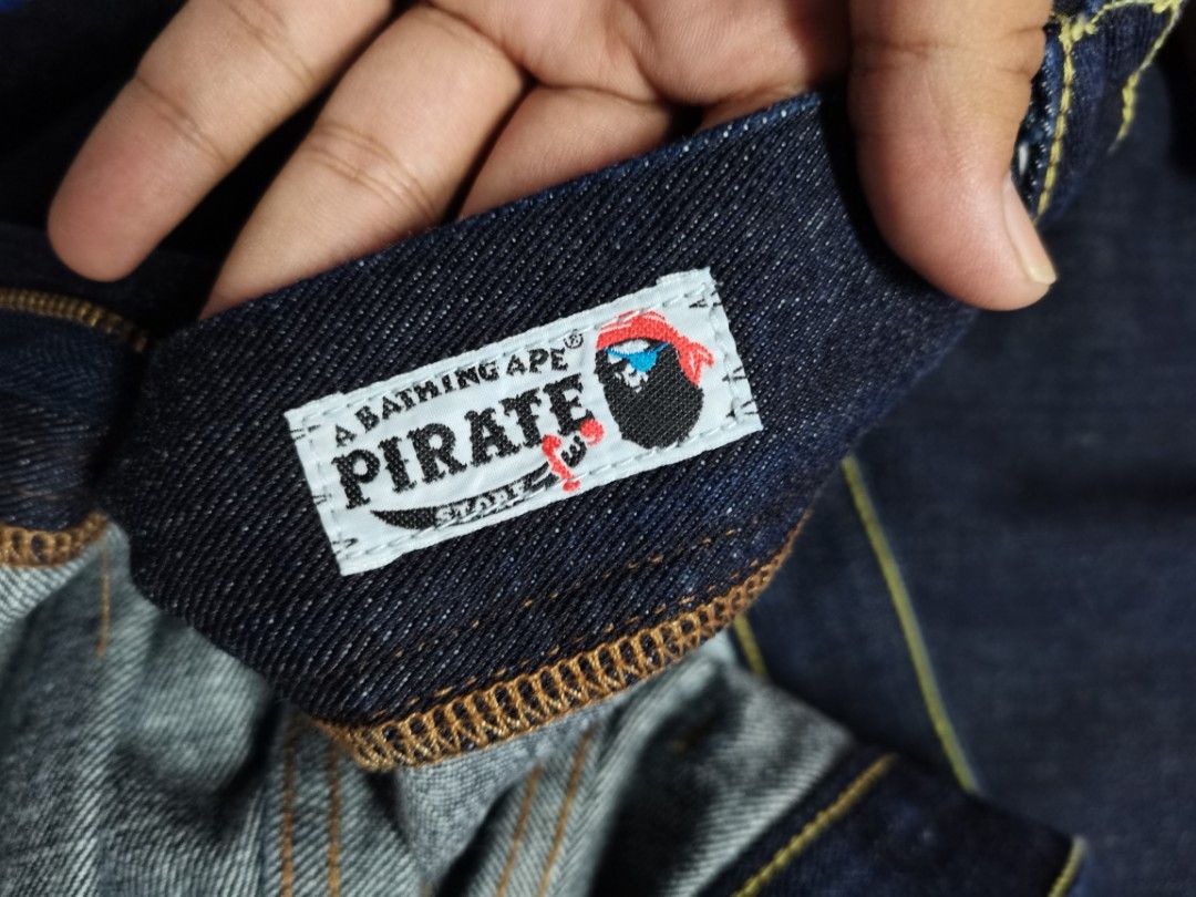 Bape baby milo jorts, Men's Fashion, Bottoms, Shorts on Carousell