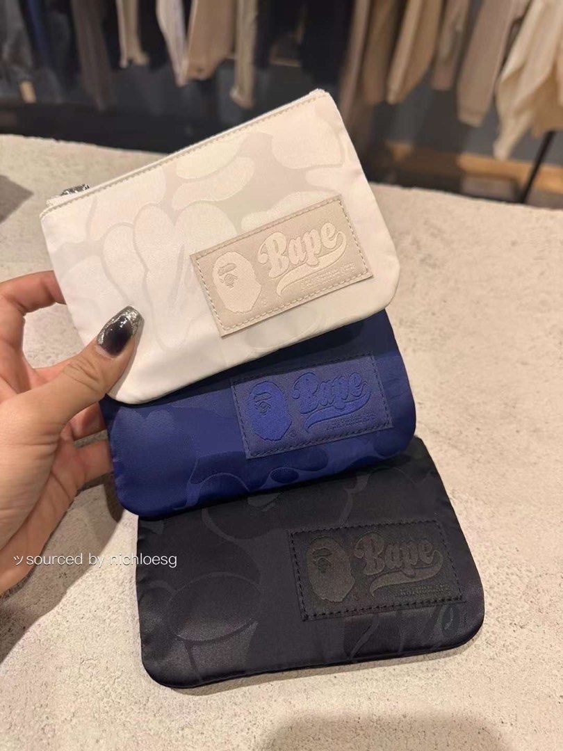 BAPE TONAL SOLID CAMO POUCH, Women's Fashion, Bags & Wallets, Purses & Pouches on Carousell