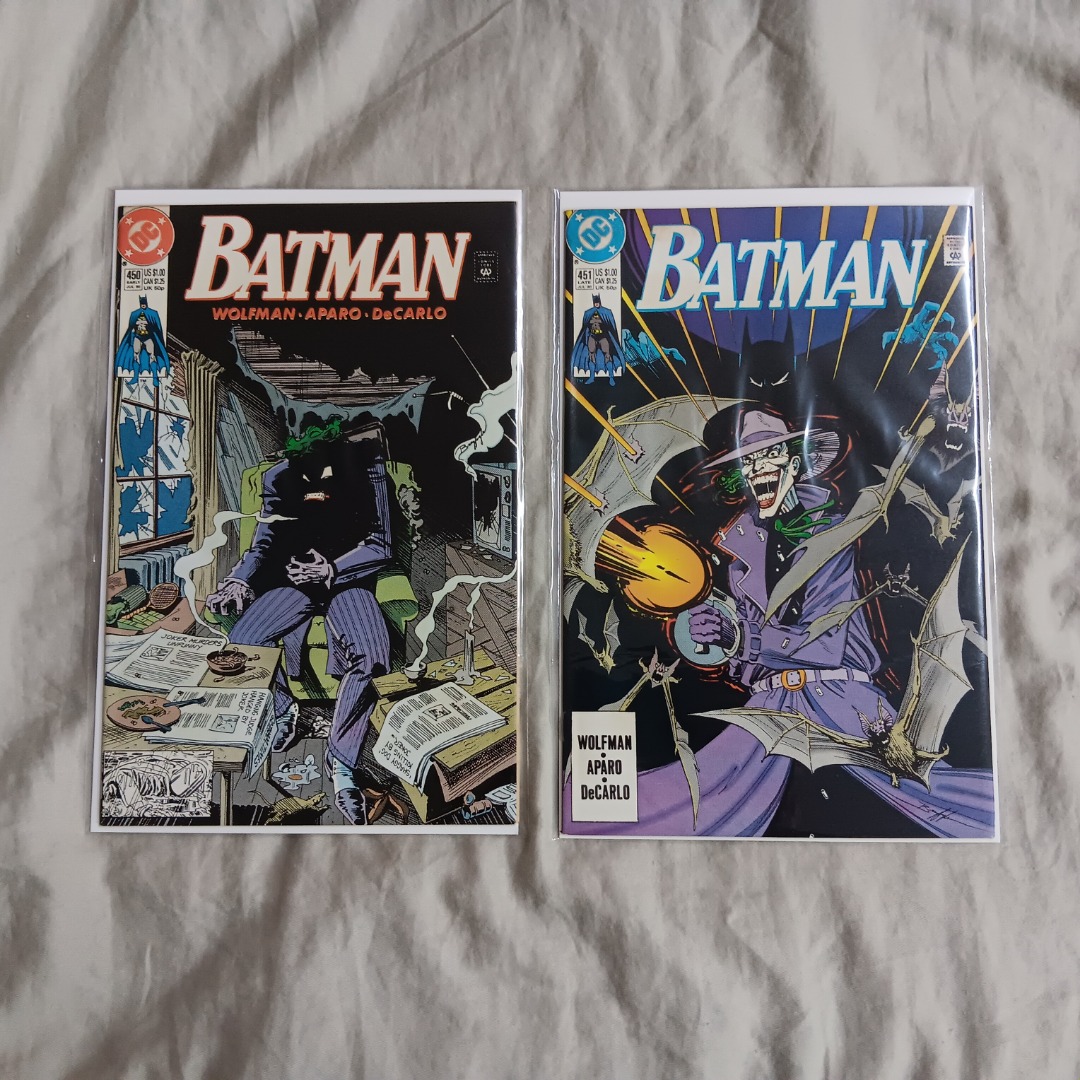 Batman #450, #451. VG/FN. Complete 2-part Joker storyline., Hobbies ...