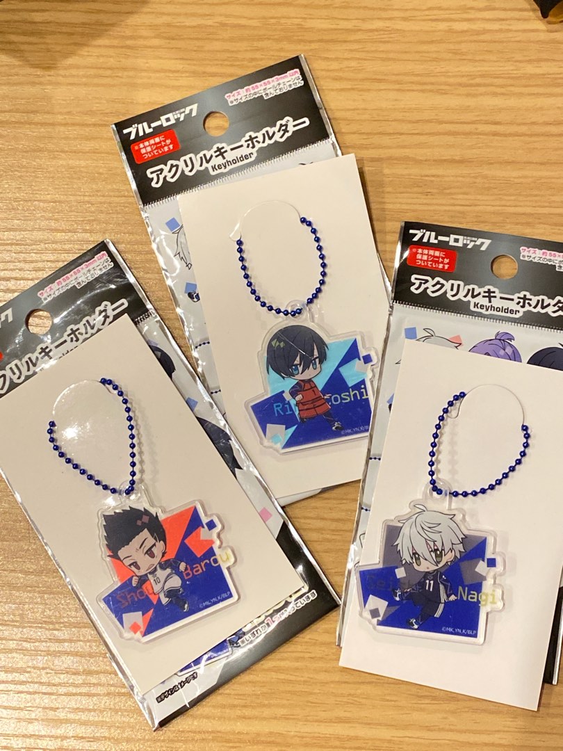 blue lock seria keychains, Hobbies & Toys, Memorabilia & Collectibles ...