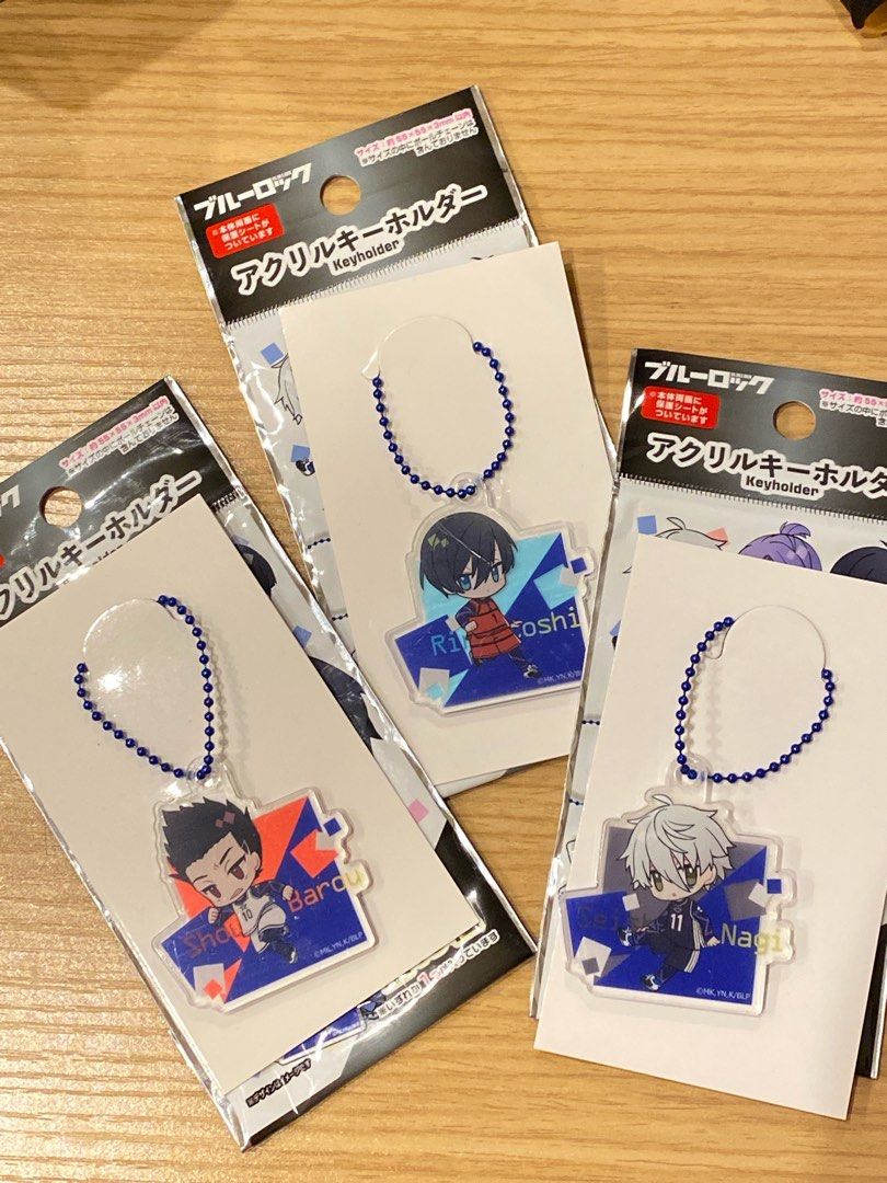 blue lock seria keychains, Hobbies & Toys, Memorabilia & Collectibles ...