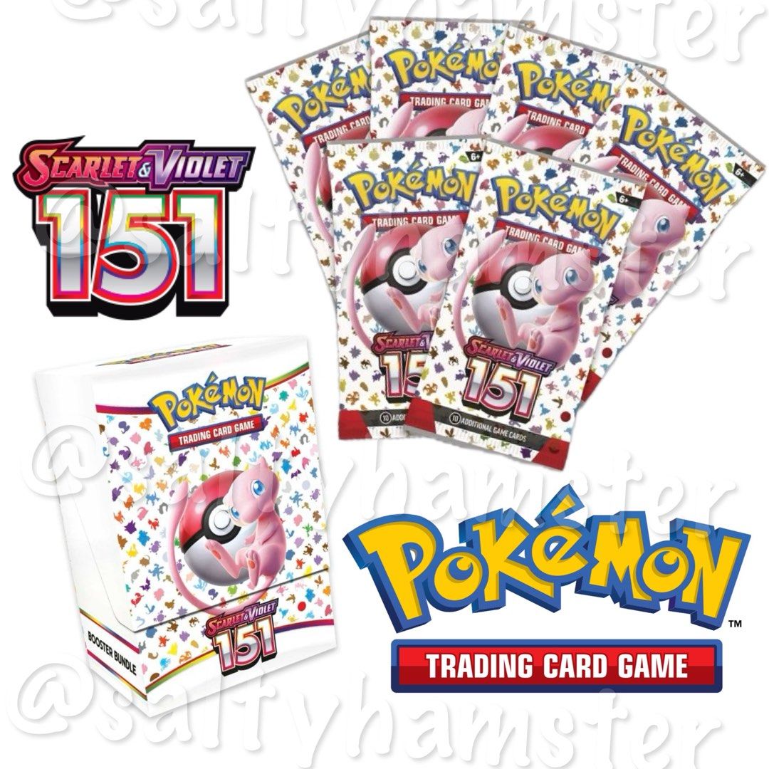 Booster Bundle Packs Pokemon tcg scarlet violet 151 elite trainer box ...