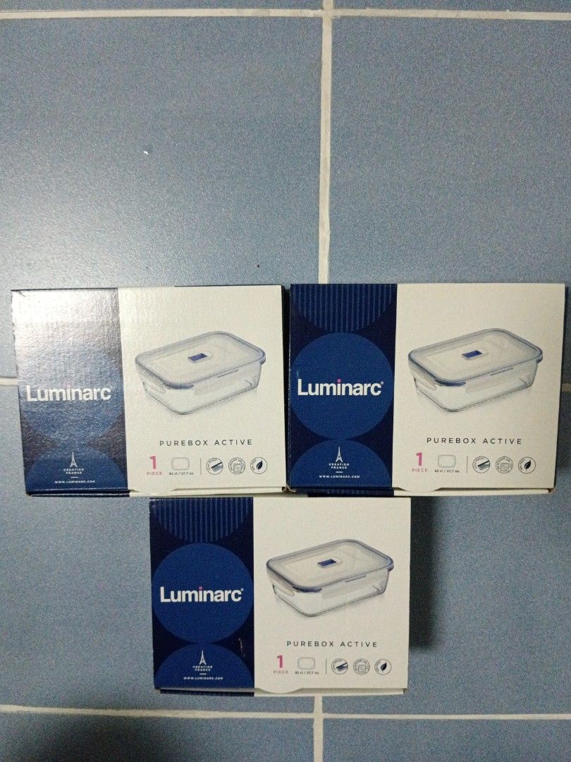Brand New Luminarc Glass Lunch Box Purebox Active, Everything Else on ...