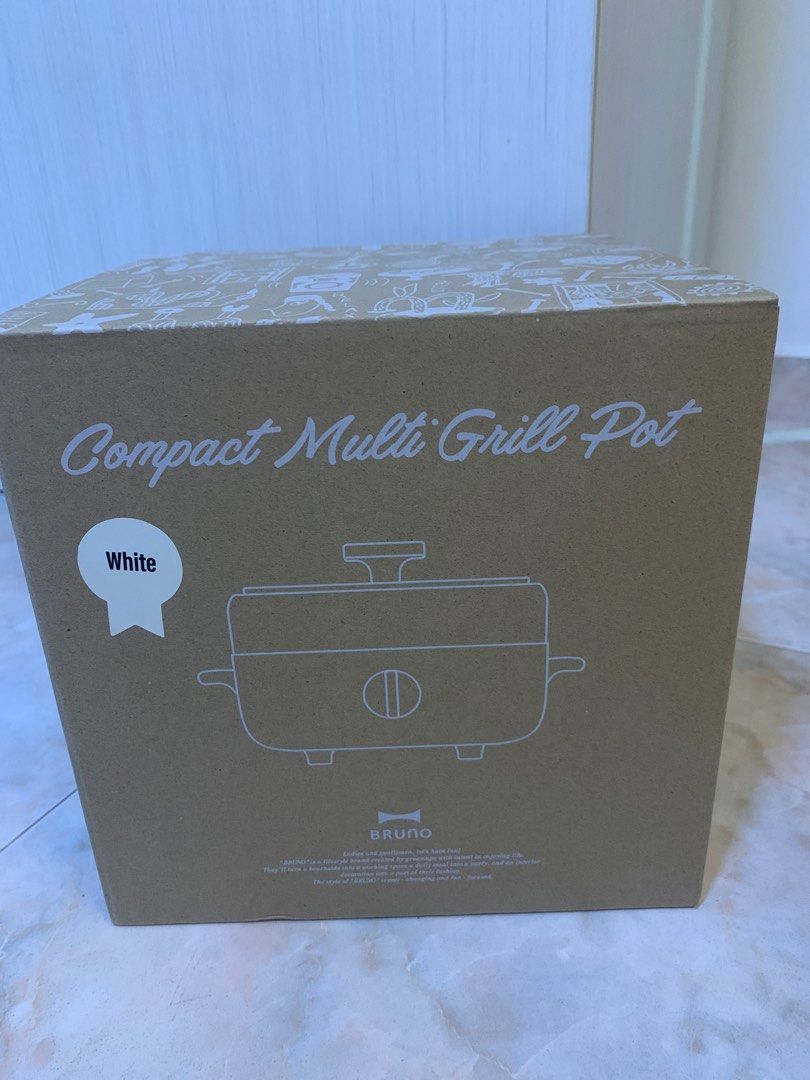 Bruno Compact Multi Grill Pot - White, TV & Home Appliances, Kitchen ...