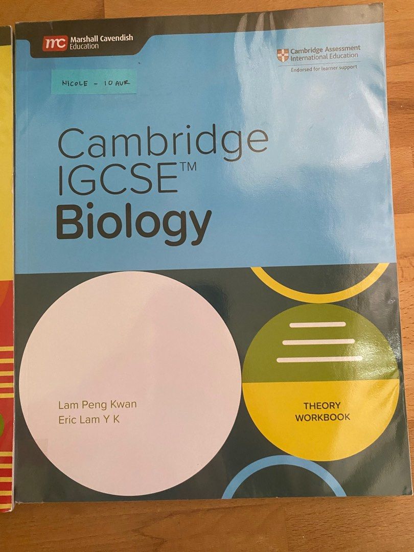 Cambridge IGCSE Biology Theory Workbook (Marshall Cavendish), Hobbies ... Cambridge IGCSE Biology Theory Workbook (Marshall Cavendish), Hobbies ...