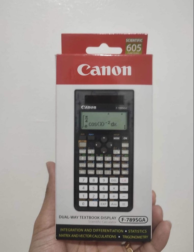 CANON F-789SGA Scientific Calculator, Hobbies & Toys, Stationary ...