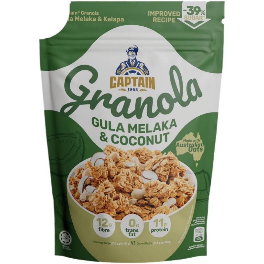 Captain granola assorted oat clusters crunchy breakfast granola oats ...